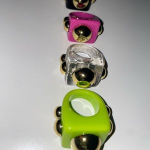 sloong | Jewelry | Sloong 5 Pieces Y2k Style Chunky Rings | Poshmark